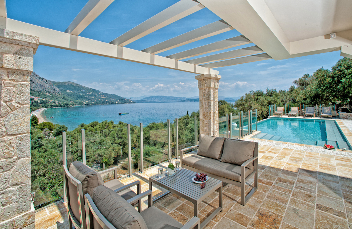 Grece Location Villa Corfou Vue Mer Piscine Priv E