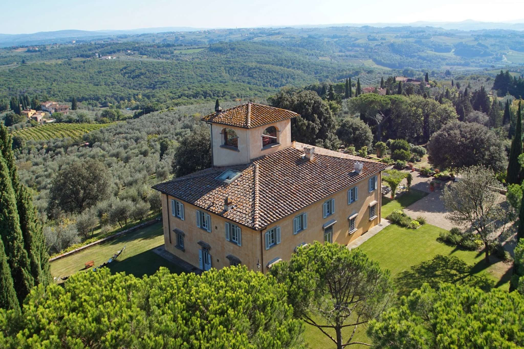 Location Villa Luxe Toscane Piscine Chauffée Tennis